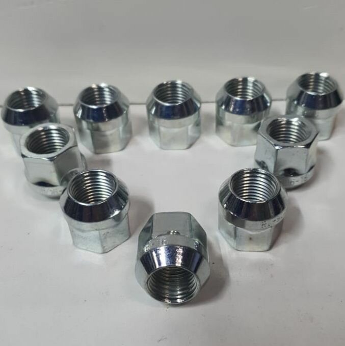 Гайка колёсная 9/16 18, 22мм, конус, под 19 ключ, 10 штук