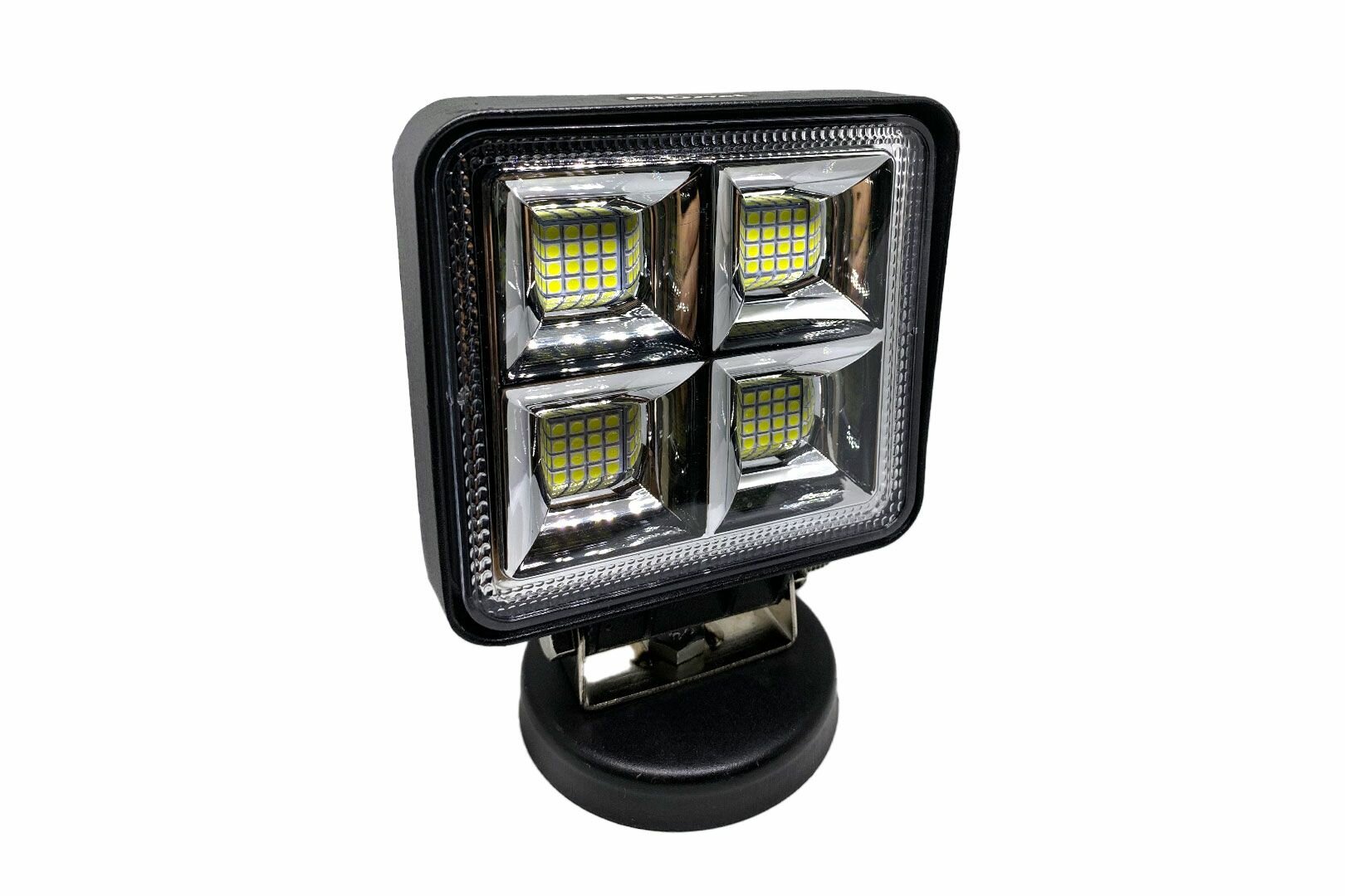 Противотуманная фара светодиодная автомобильная Prosvet ФСО вспышки Прожектор 192W 62SMD 115x115mm / дневные ходовые огни / Туманки ПТФ дальнего света /ДХО led ( 1 шт. )