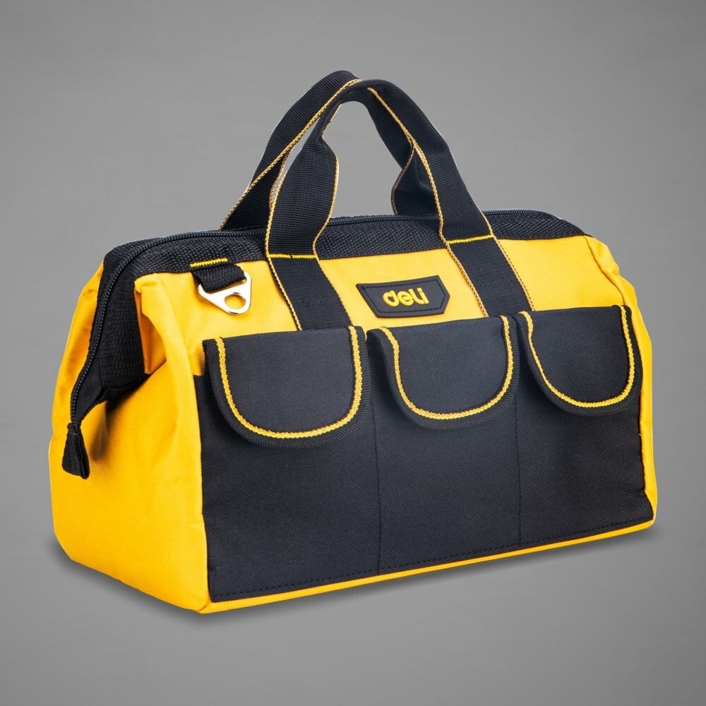 Сумка для инструментов DELI dl430013 310x170x220 мм, ткань oxford, плечевой ремень, 5 карманов 98478