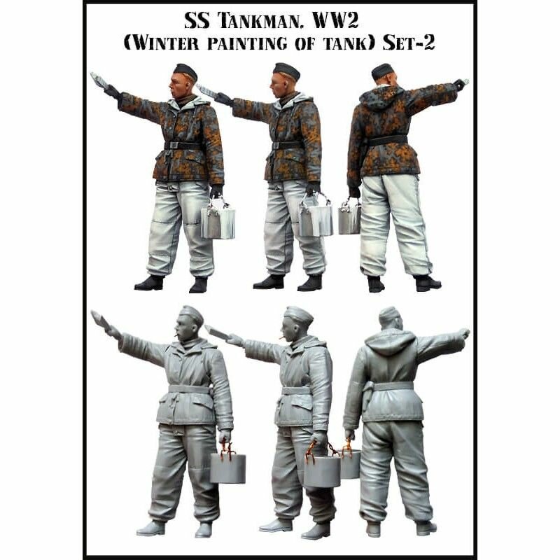 EM-35091 Tank Crew Men - Winter Painting №2 фигура для моделирования Evolution miniatures масштаб 1/35