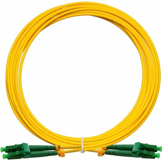 Патч-корд волоконно-оптический Exegate FC-D-9-LC/APC-LC/APC-5M-LSZH Шнур во SM 9/125 OS2/G.652. D, LC/APC-LC/APC, Duplex, LSZH, 5м.