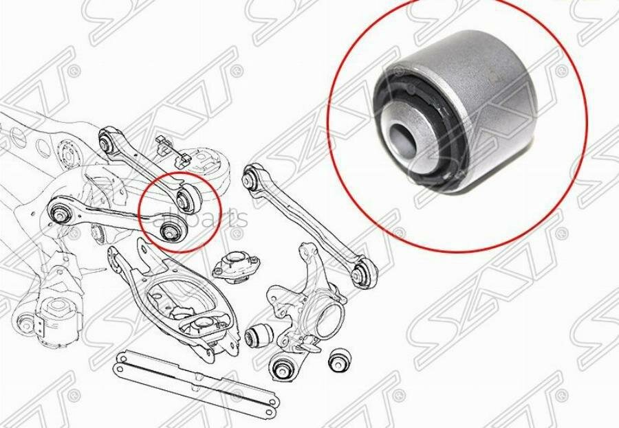 SAT ST-33326777980-B1 Сайлентблок BMW 1-Series 04-13 / 3-Series 05-14