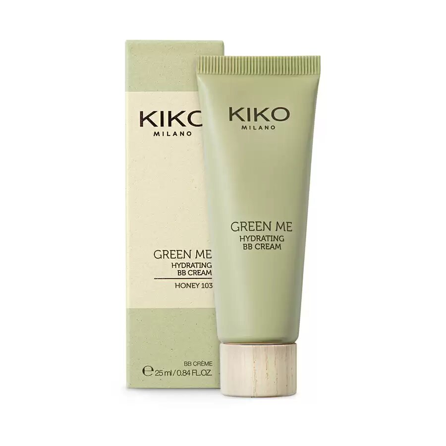BB-крем Kiko Milano Green Me BB Cream, оттенок 105 Warm Almond, 25мл