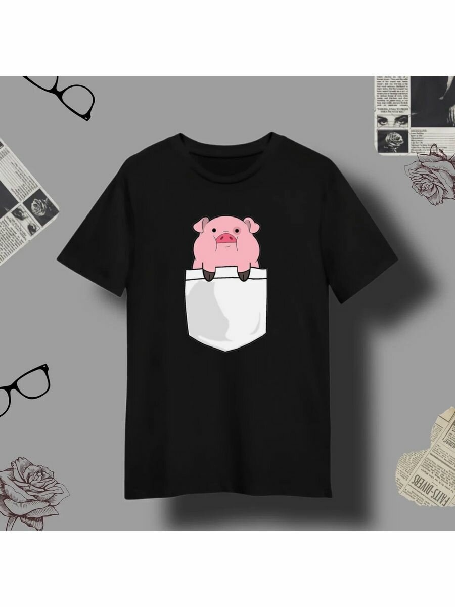 Футболка поросенок