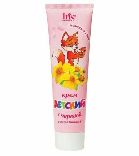 Iris природная аптека Крем Детский с чередой и увлажняющим комплексом туба 100мл