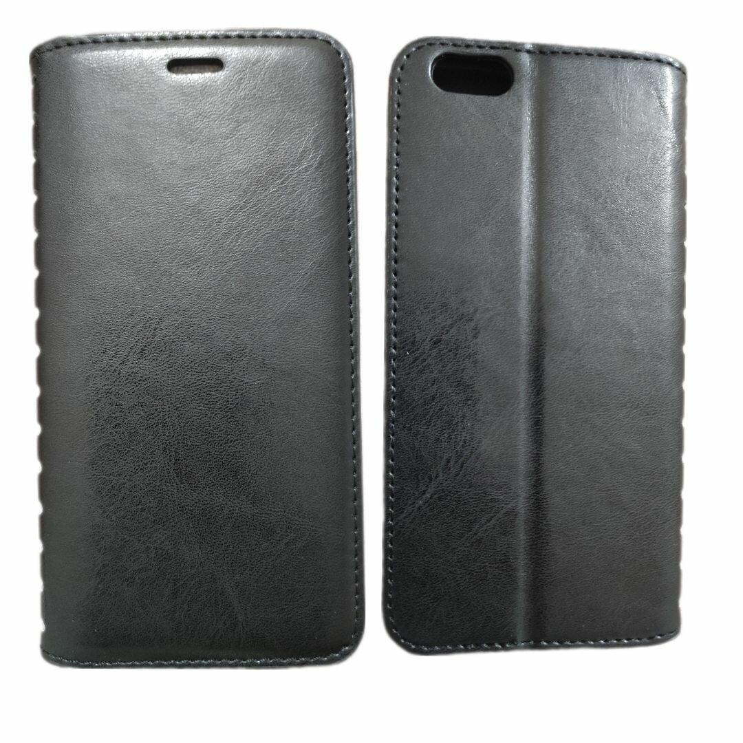 Iphone 6 plus чёрный чехол-книжка для айфон 6 плюс, книга айфон 6+ на магните