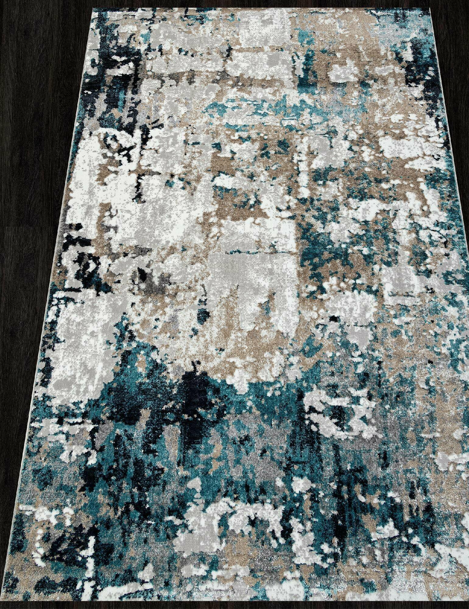 Ковер турецкий на пол в гостиную в спальню 300х500 см современный ворс 10 мм 391549 Kover-Russia