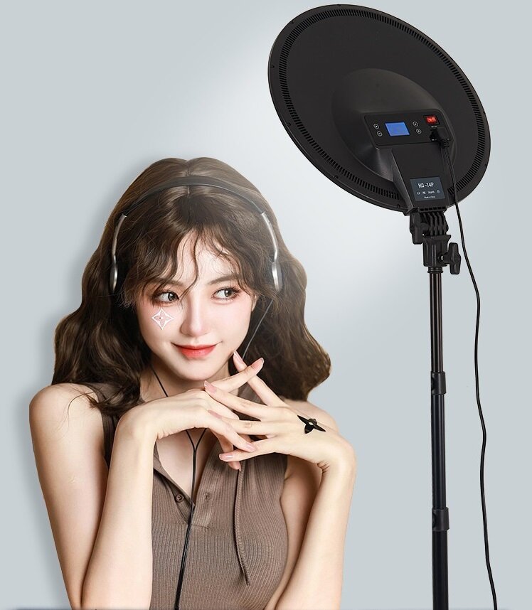 Осветитель светодиодный Led Photography Light HQ-14P. С Пультом управления. + Штатив 2.1м