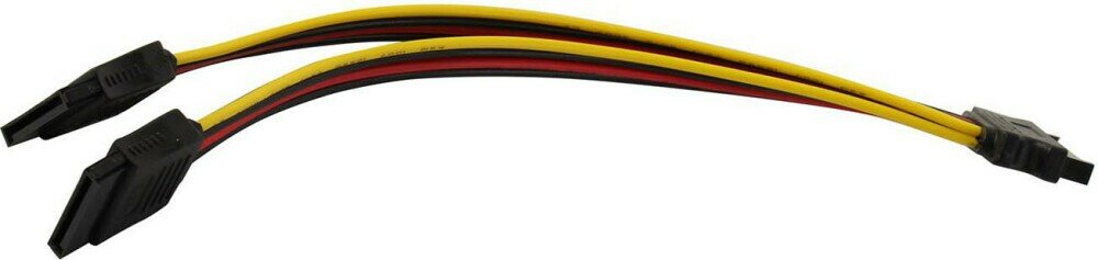 Разветвитель SATA - 2x SATA, 0.15м, ExeGate EX-CC-SATAM2F-0.15 (EX294794RUS)