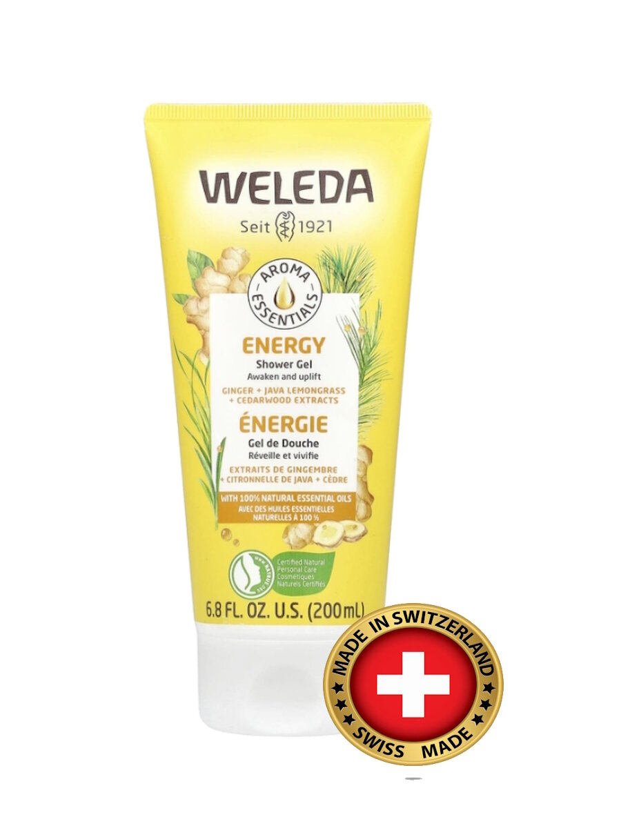 Гель для душа Weleda Energy, 200 мл, 200 г