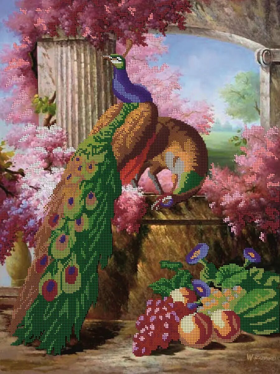 Набор для вышивания бисером 38*48 см