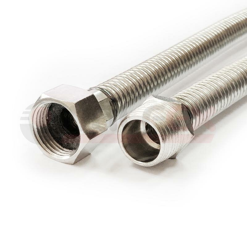 Подводка гибкая для газа 1/2дюйм гайка-штуцер 5м (1/1) 000000, VALFEX 24108 (1 шт.)