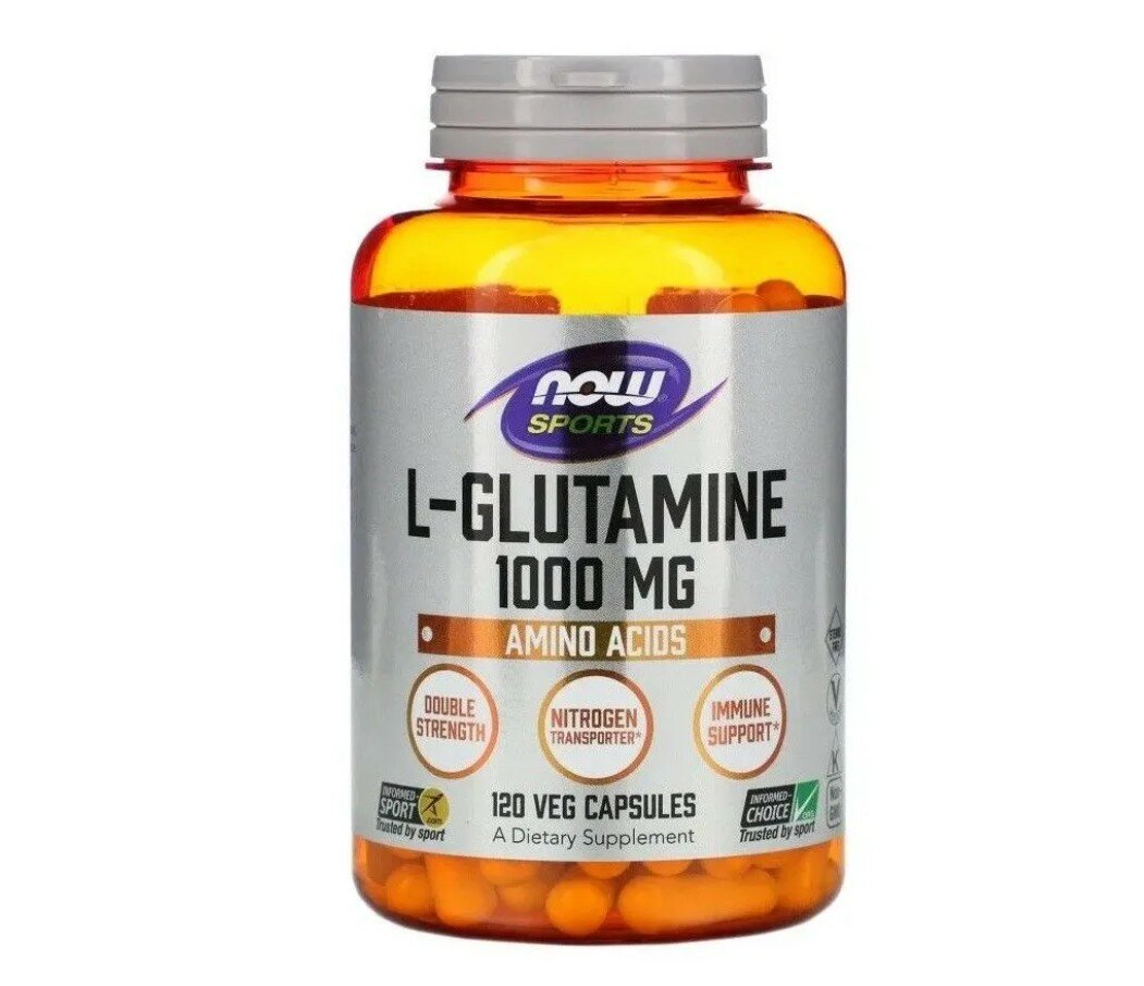 L Glutamine 1000mg 120 caps Now