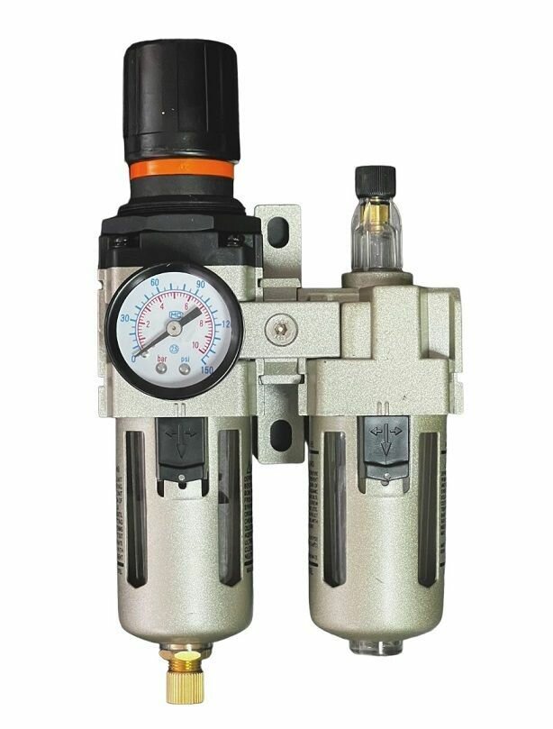 Фильтр-лубрикатор с воздушным редуктором 1/4", норм, HP-3010
