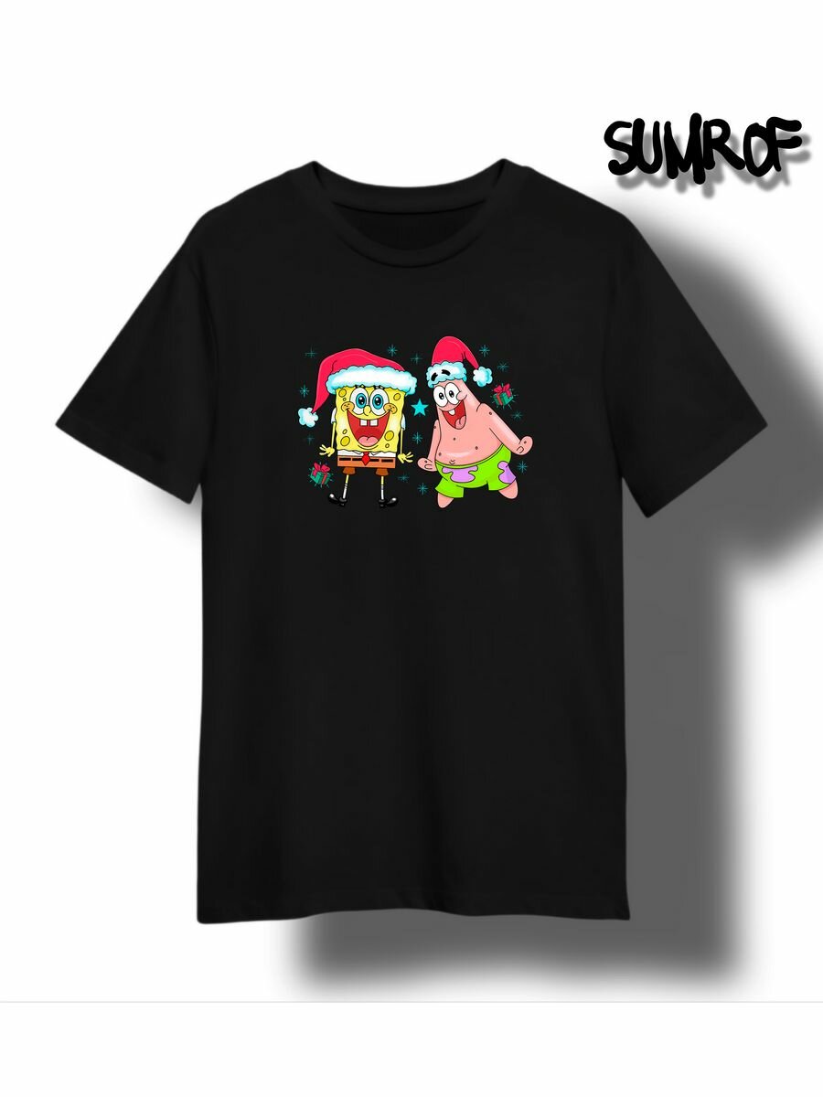 Футболка спанч боб патрик