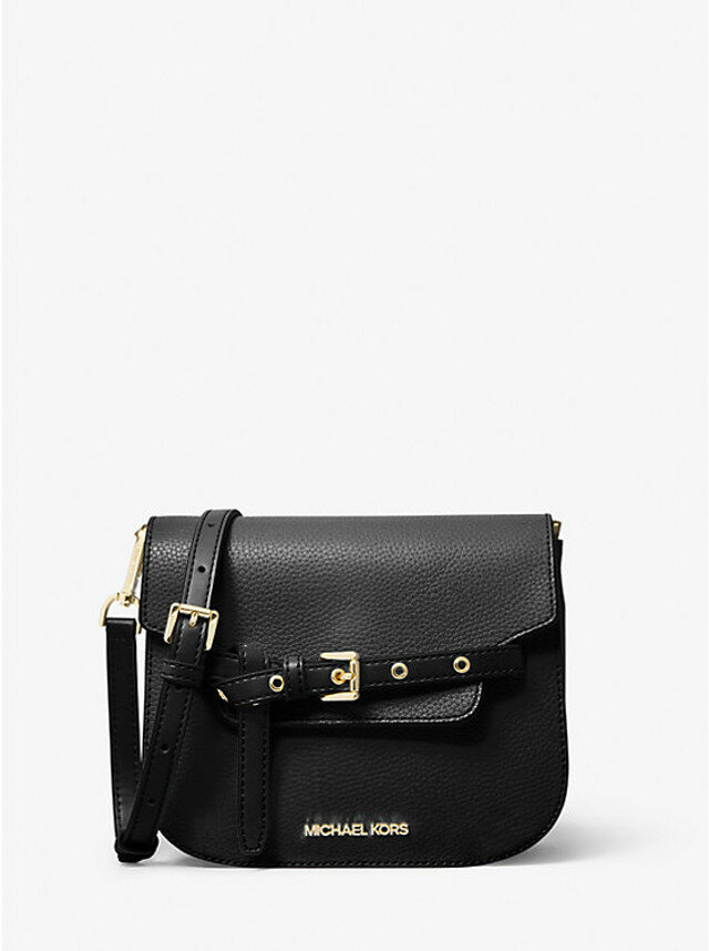 Сумка седло Emilia Small Leather Crossbody Bag