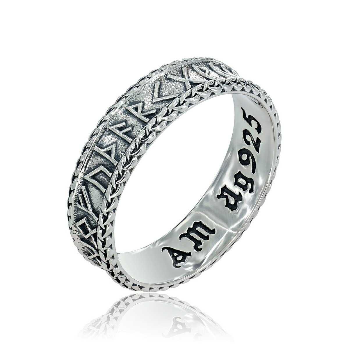 Кольцо, серебро, 925 проба