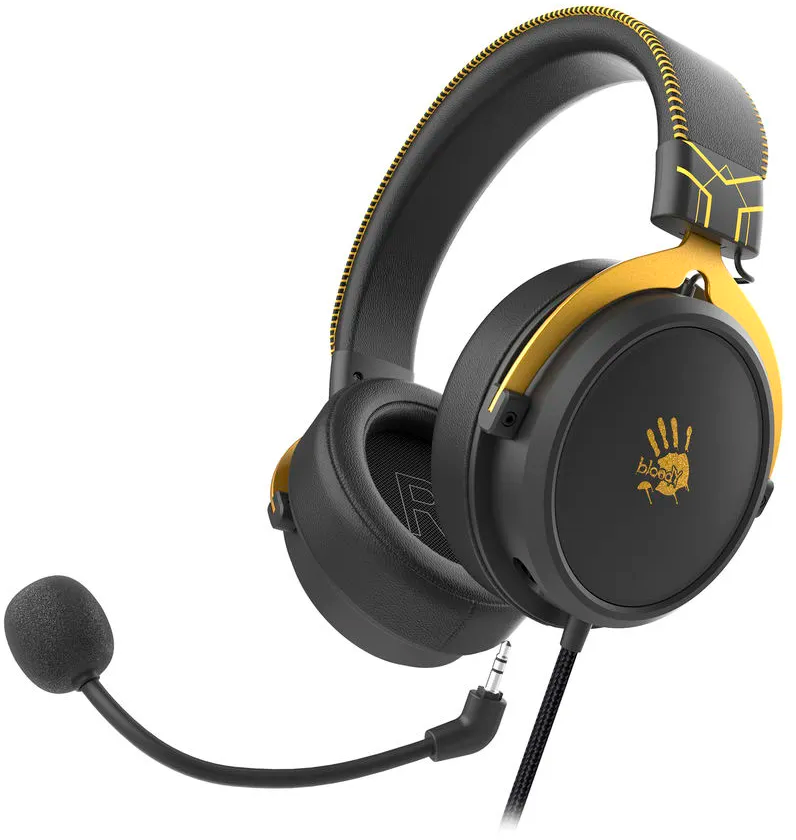 Наушники A4Tech с Микрофоном Bloody M590i Sports Lime, оригинал