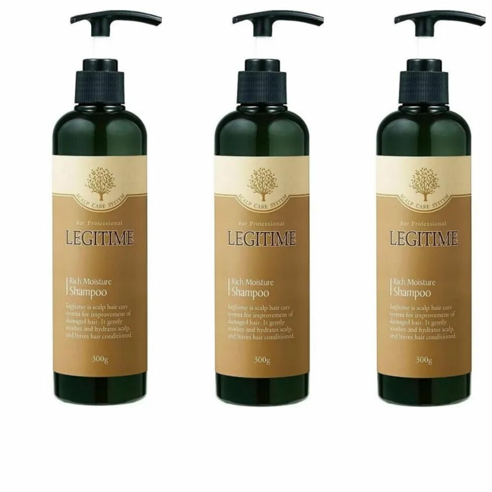 WELCOS Шампунь для волос увлажняющий Rich Moisture Shampoo , 3 шт