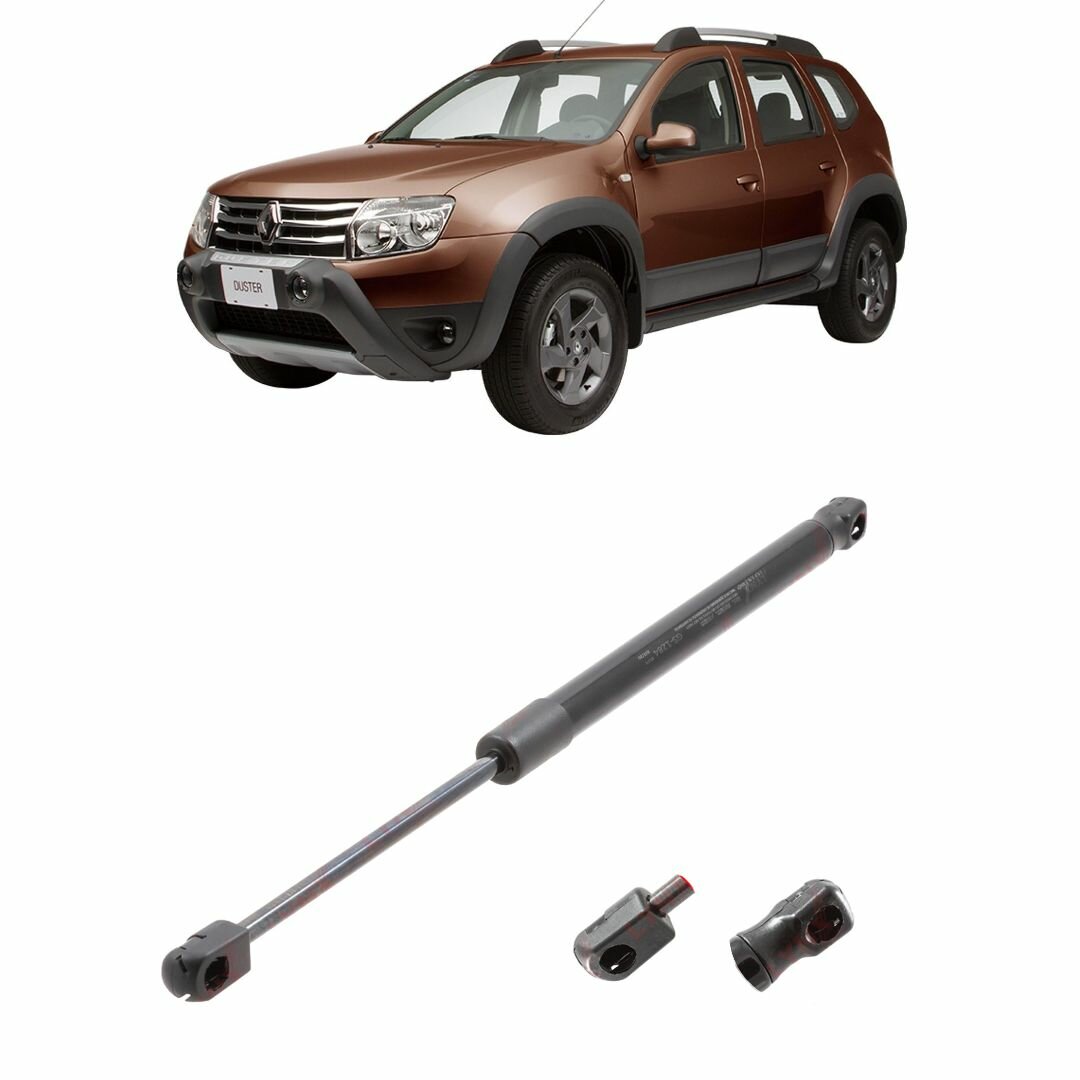 Амортизатор-газовый упор крышки багажника Renault Duster 1 2010-2015. Упоры багажника Рено Дастер 1