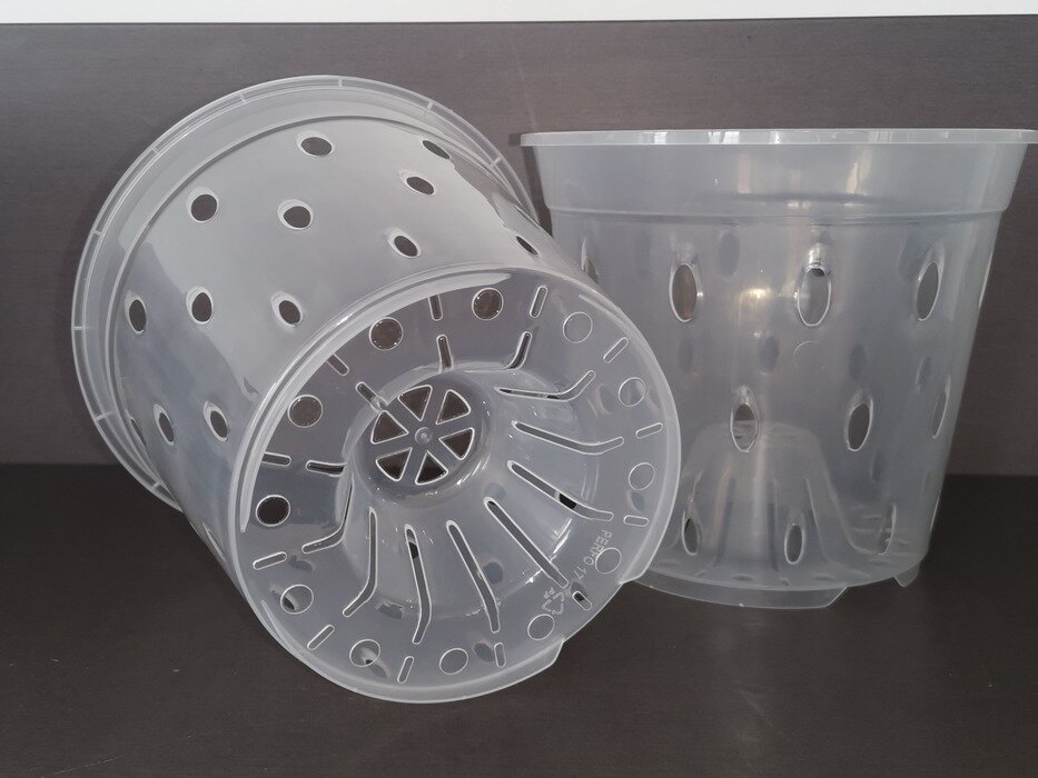 3шт. Дренажный горшок для орхидеи. Диаметр 17см (2л)