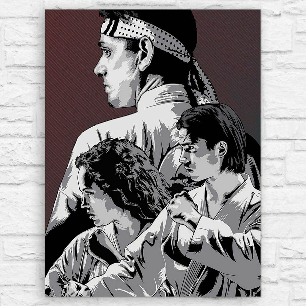Картина по номерам на холсте фильм Cobra Kai (Miyagi-Do) - 15206 В 30x40