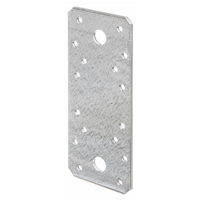 Пластина крепёжная 133х55х2,5 мм - металлическая монтажная деталь для соединения