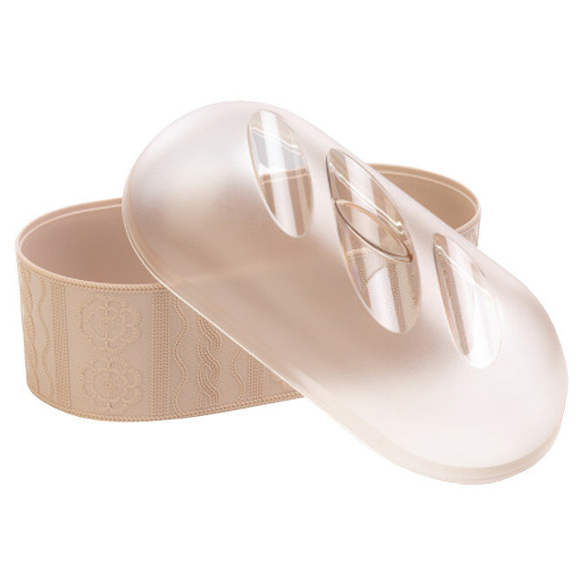 Хлебница Меланж 33х16х19см бежевый