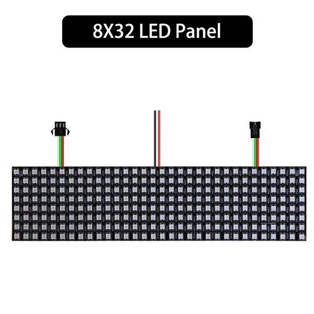 Светодиодная панель TNALANT WS2812B 8x8/16x16/8x32 8x32 Led Panel, 1Pcs