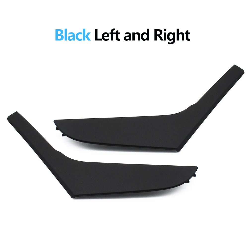 Накладка на внутреннюю дверь автомобиля, левая и правая накладка на ручку для Volkswagen VW Golf 6 GTI MK6 2009-2014 5K4868039A82V Black 1 Pair