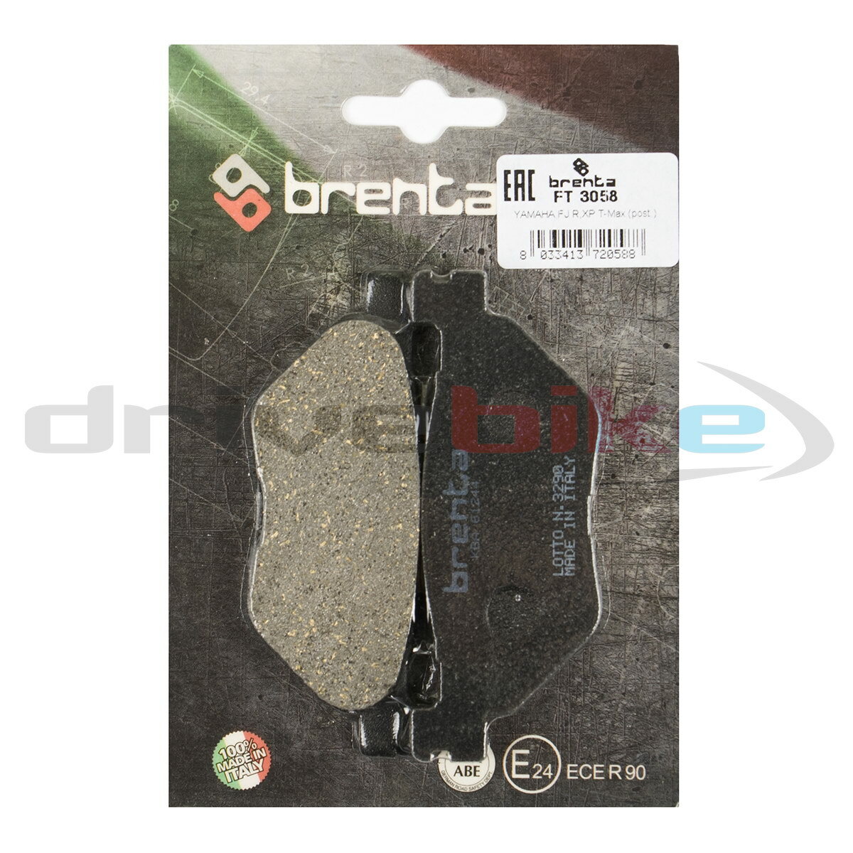 BRENTA Тормозные колодки FT 3058 Organic