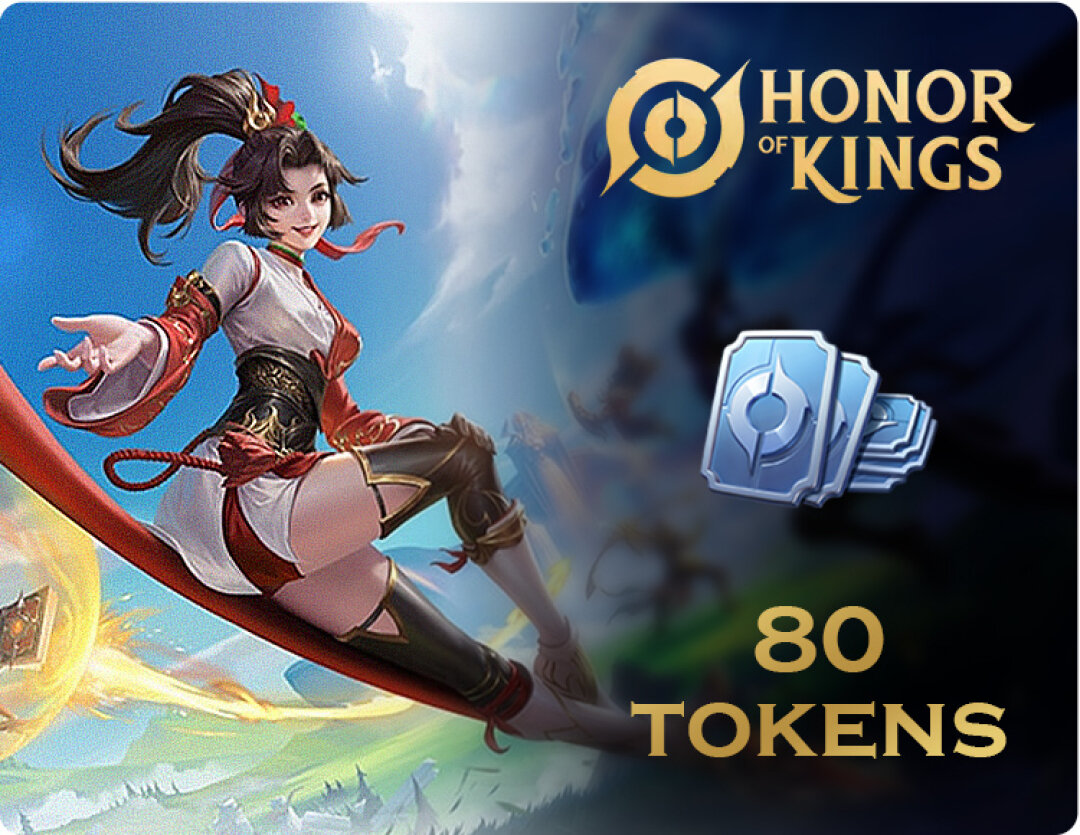 Игровая валюта Honor of Kings 80 Tokens [Цифровая версия]