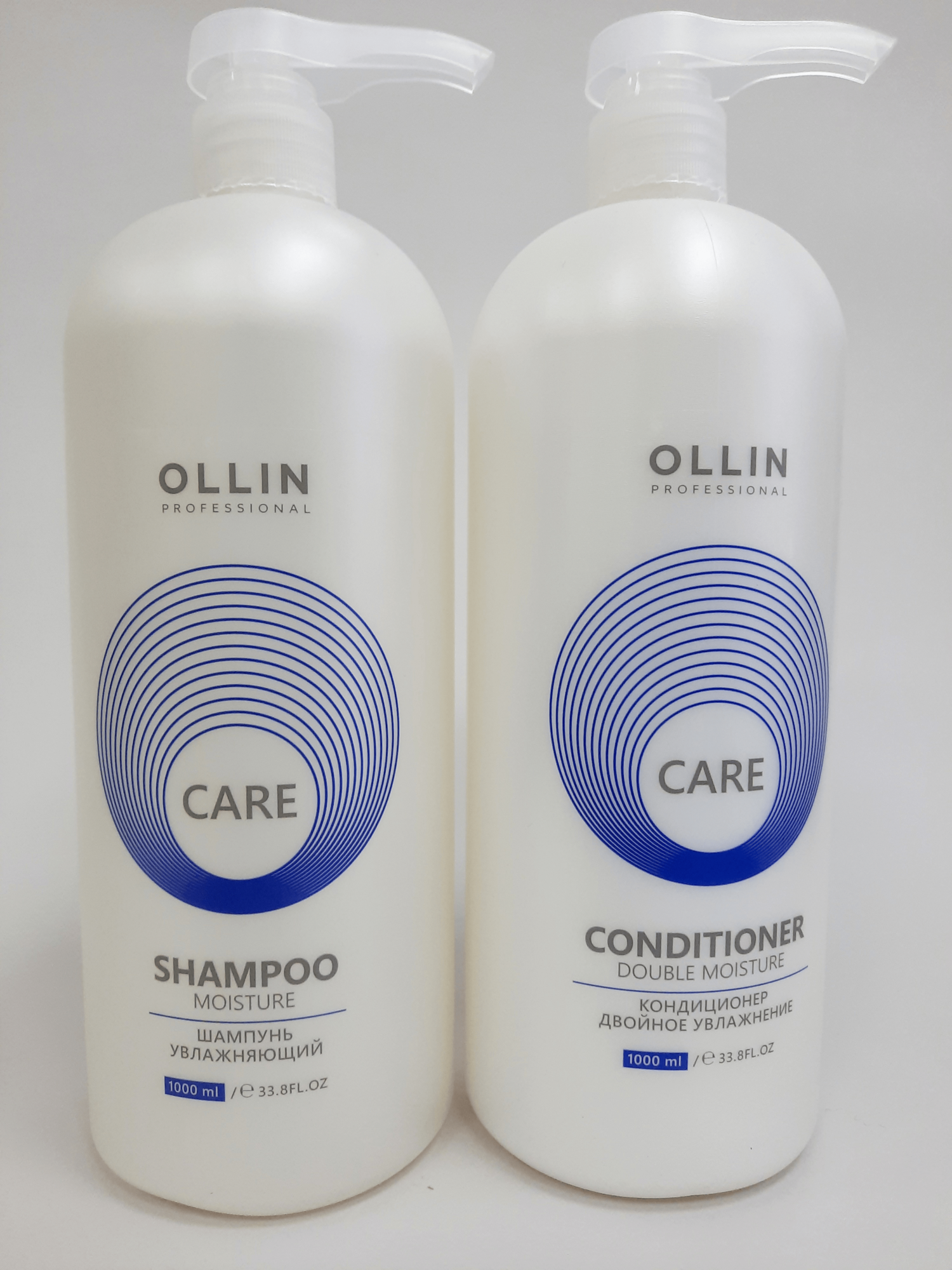 OLLIN CARE Набор Шампунь и Кондиционер увлажнение 1000мл