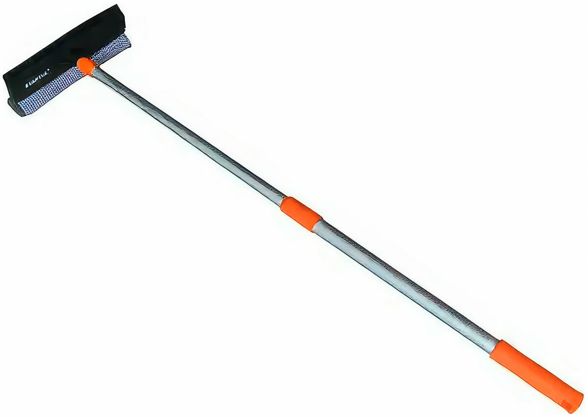 Щетка для мытья окон Startul MASTER (ST9077-01) с водосгоном, 58-96 см, телескопическая