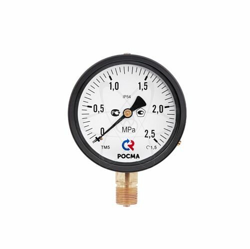 Манометр ТМ-510Р.00 (0.2,5МРА) М20X1,5.1,5. ТЕХ - росма