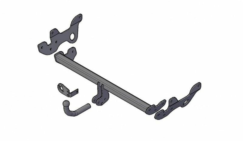 Фаркоп Mazda CX-5 2012-2017, 2017-, условно-съемный,(без электрики) Трейлер.8600