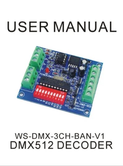 DMX контроллер SAGE LU MEI для светодиодной ленты 3CH