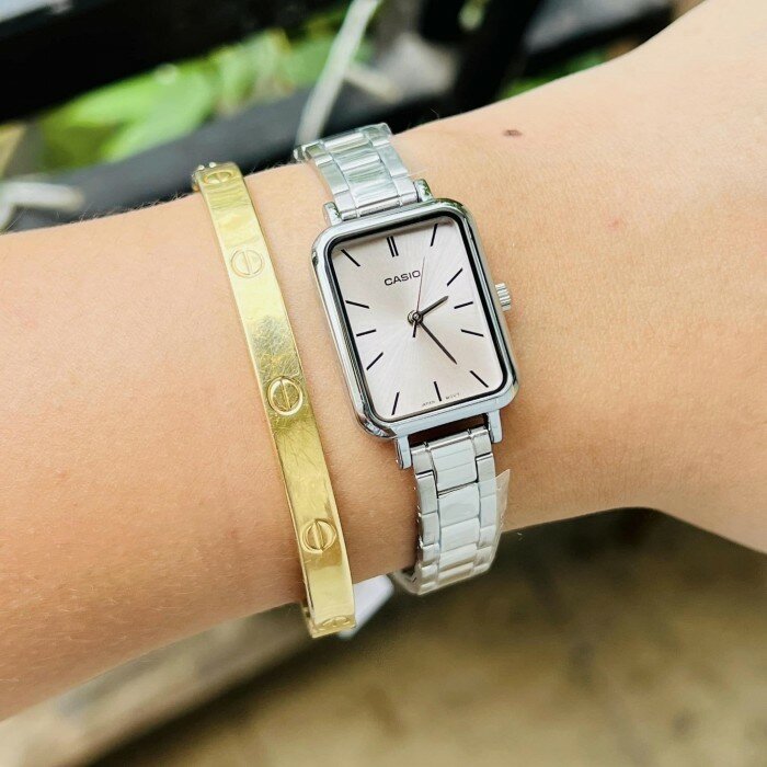 Наручные часы CASIO Collection, серебристый/розовый — фото 1