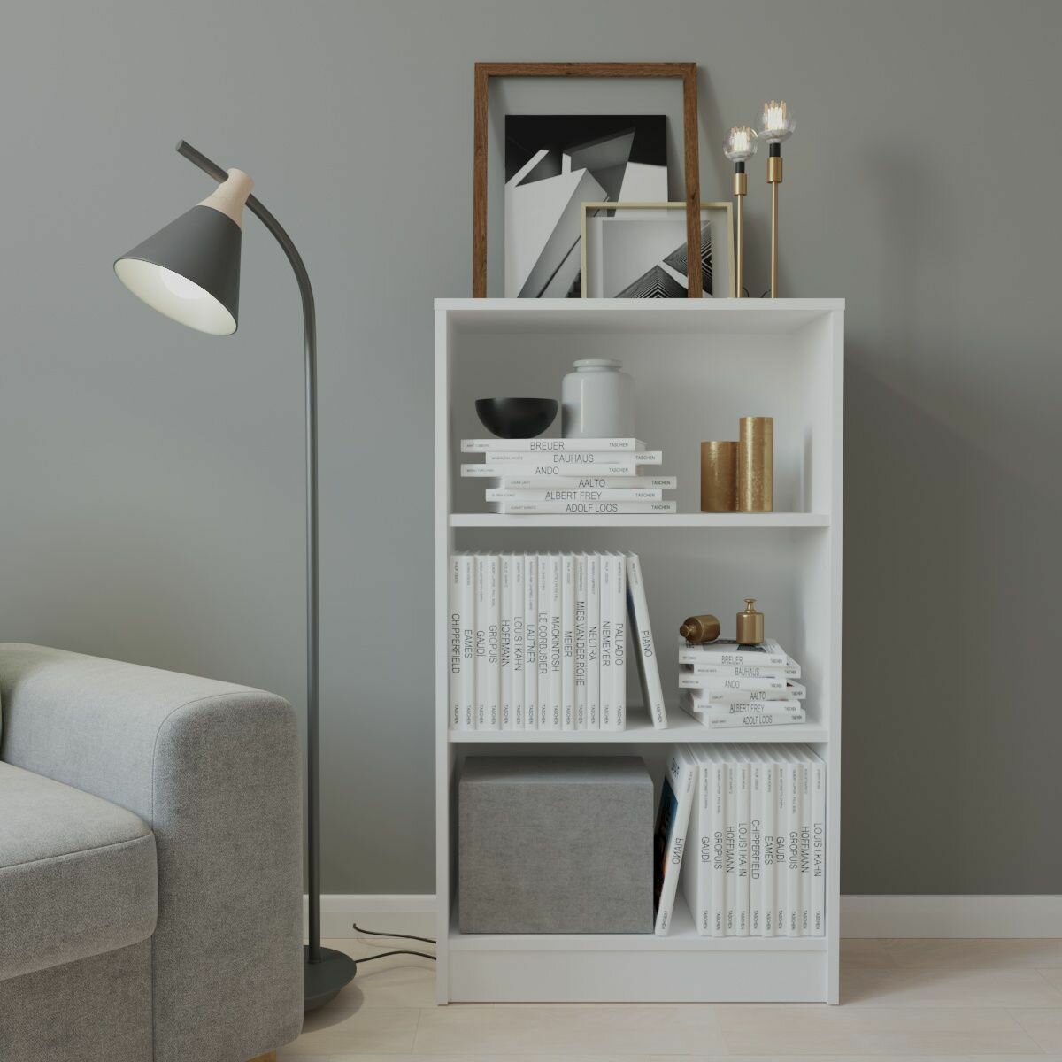 Стеллаж деревянный напольный с полками, комод для игрушек, перегородка, мини шкаф, для книг, цветов, рассады