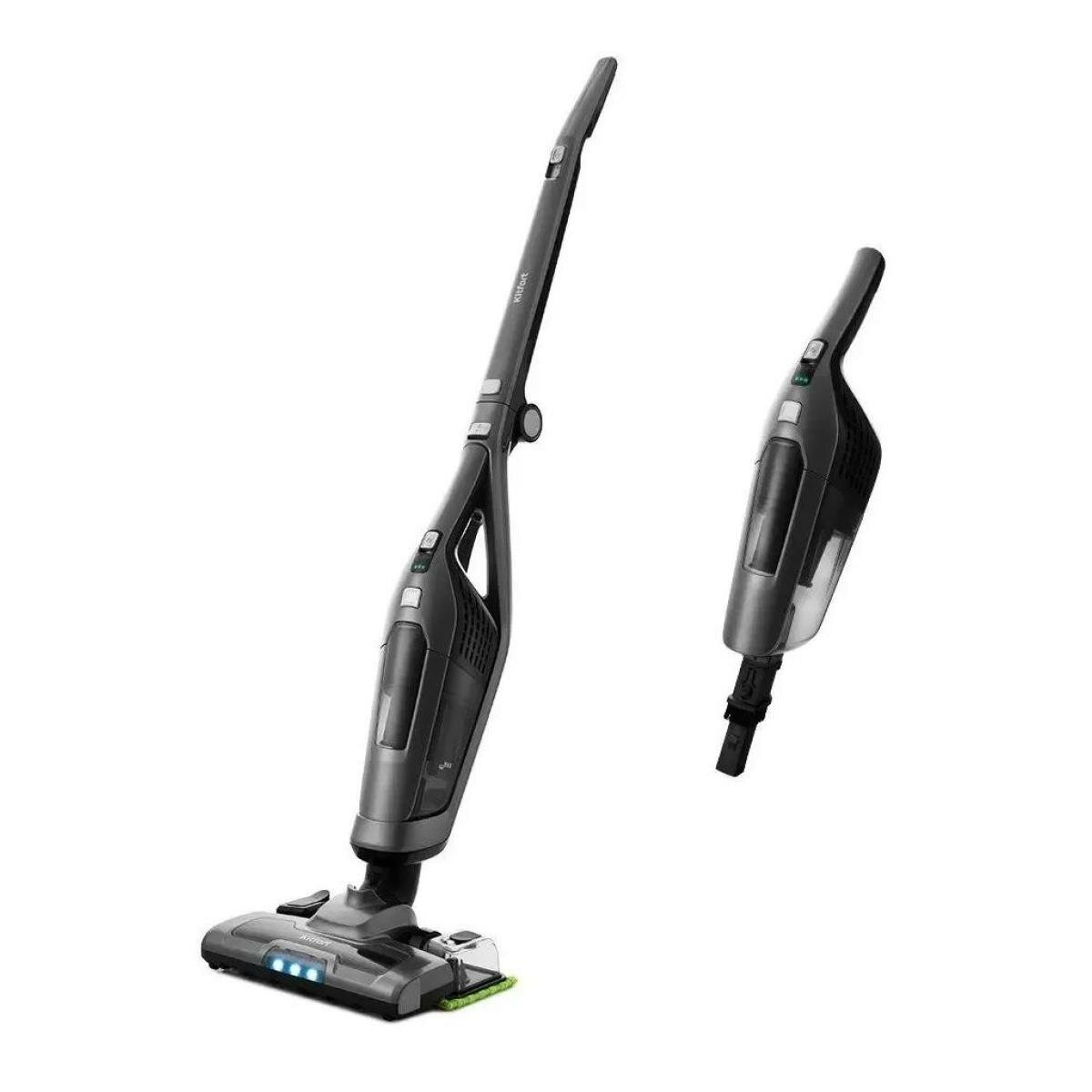 Вертикальные пылесосы с влажной уборкой Kitfort Пылесос вертикальный моющий Kitfort КТ-594 Чёрный