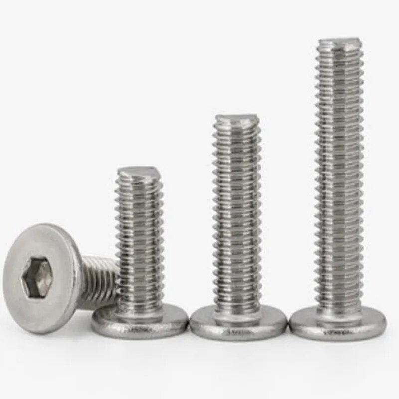 Нержавеющие винты M2-M8 с шестигранной головкой M2.5 50pcs, stainless steel, x4 mm