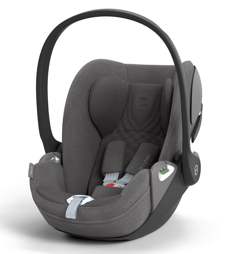 Автокресло Cybex Cloud T i-Size PLUS, для детей от 0 до 2 лет, защита от боковых ударов, серый