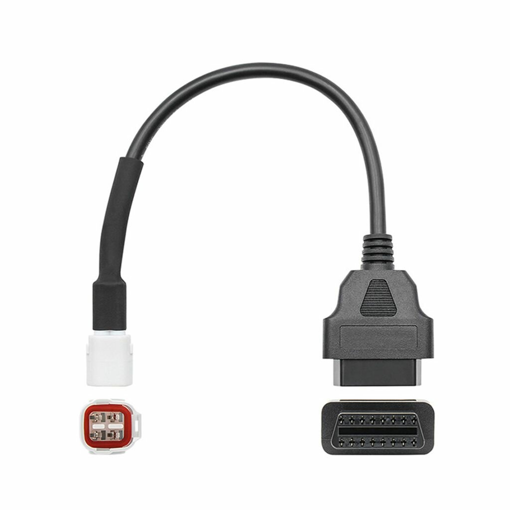 Кабель OBD USB для диагностики мотоциклов K+CAN K+DCAN — адаптер для считывания ошибок, адаптации и программирования