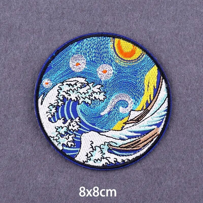 Кемпинговые горы, железные нашивки, нашивки с вышивкой «сделай сам», для одежды, джинсов, куртки и рюкзака, плавкая нашивка для приключений