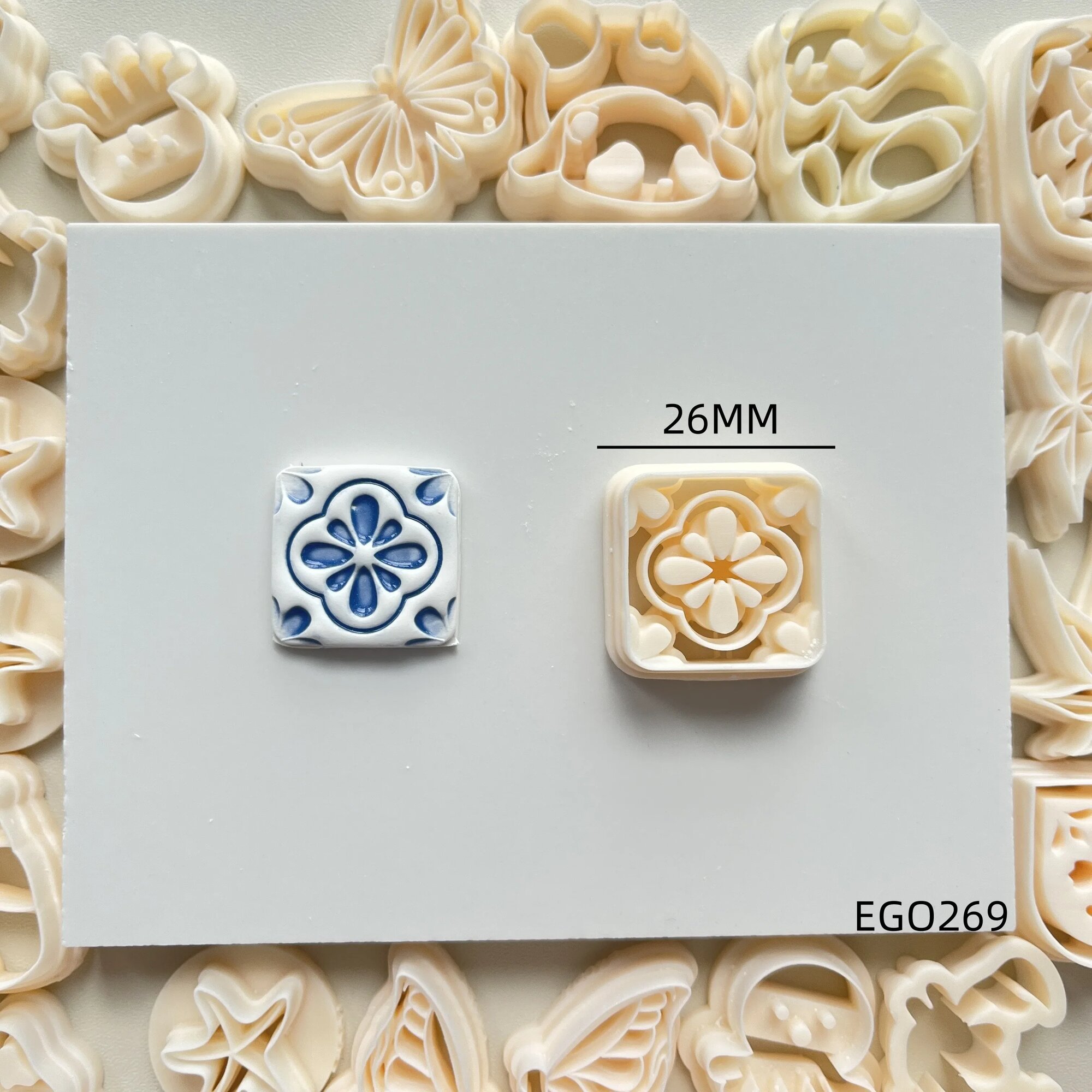 Мягкая керамика, полимерная глина, резак для глины, керамика, сделай сам, INS, французские серьги, серьги с квадратной формой, ювелирные изделия, изготовление подвесок