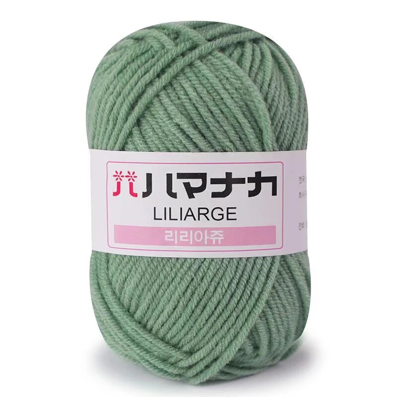 Пряжа LILIARGE Milk Cotton, цвет 61 ya lv