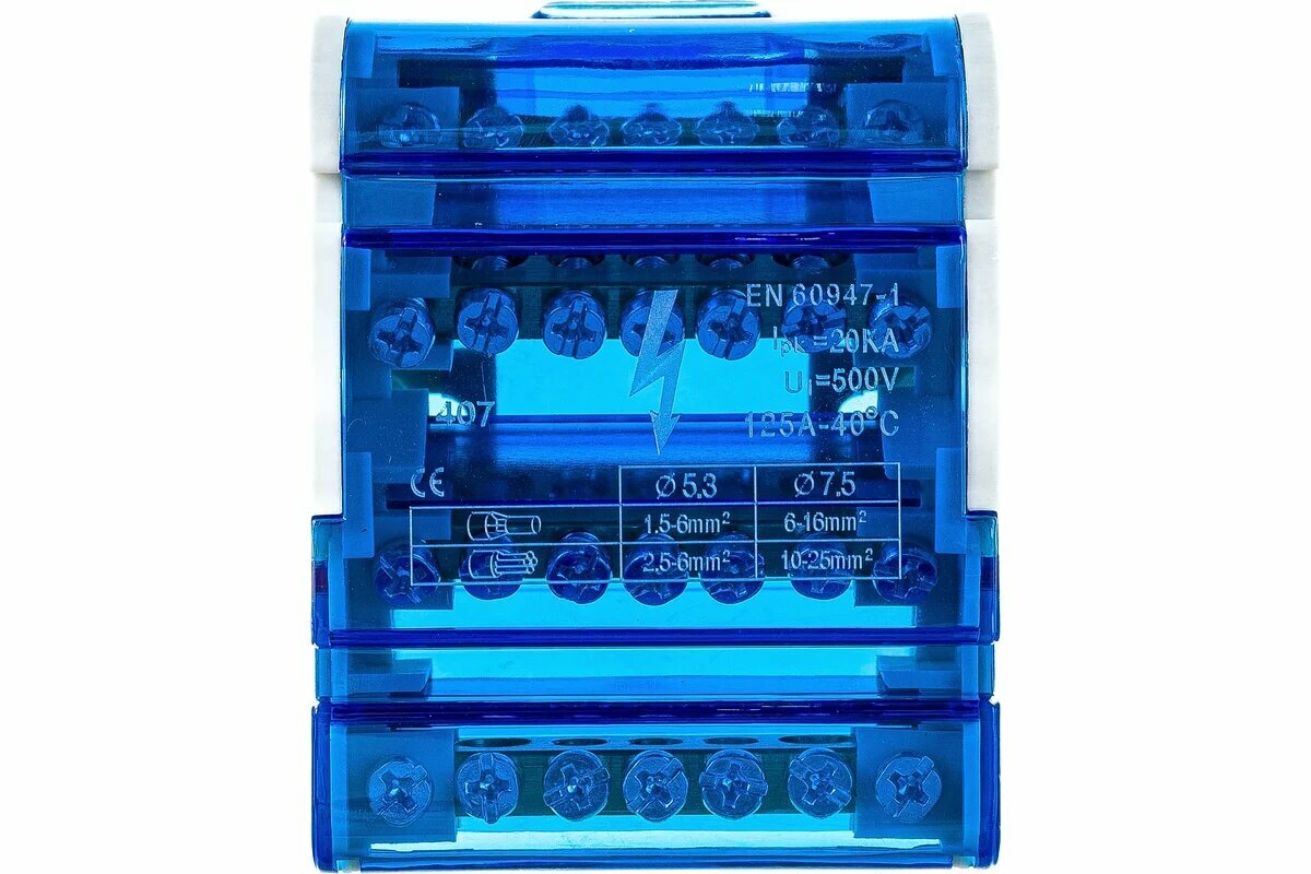 STEKKER Шины на DIN-рейку в корпусе кросс-модуль 4x7 3L+PEN LD505-407 39683 для шкафов