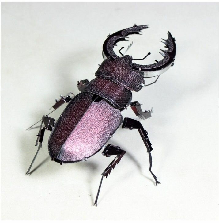 Металлический конструктор / 3D конструктор / Сборная модель Жук - Олень