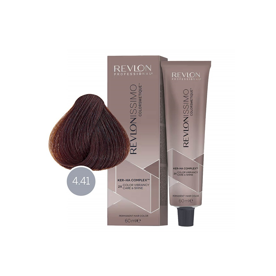 Revlon Professional Revlon Revlonissimo Colorsmetique 4.41 - Перманентная краска для волос коричневый каштаново-пепельный 60 мл