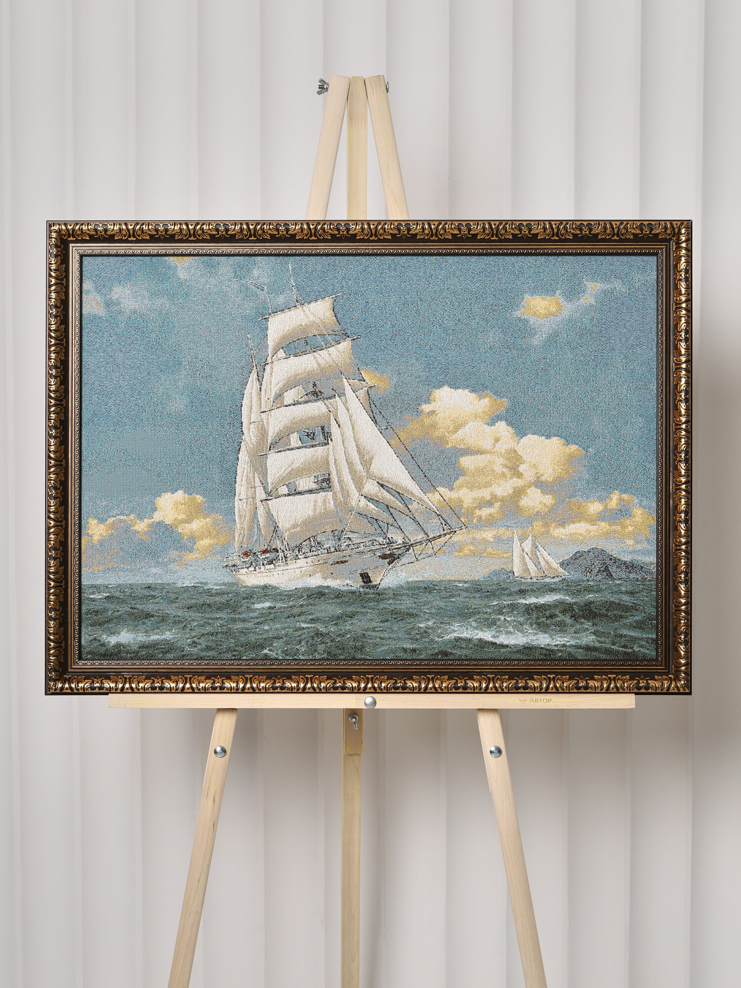 Картина на стену Магазин гобеленов "По волнам" 55*75 гобеленовая, гобелен, интерьерная